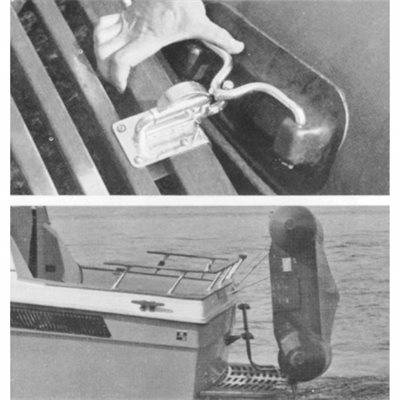 Weaver davits for inflatable (Gray pads)